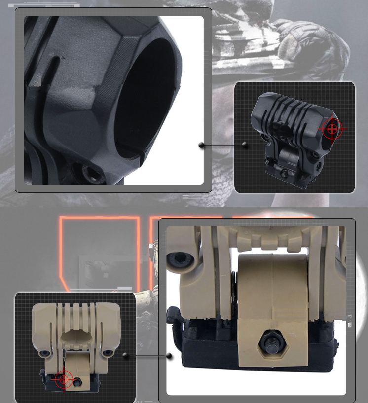 Adjustable Outdoor Helmet Flashlight Fixture Accessories – Blue Force ...