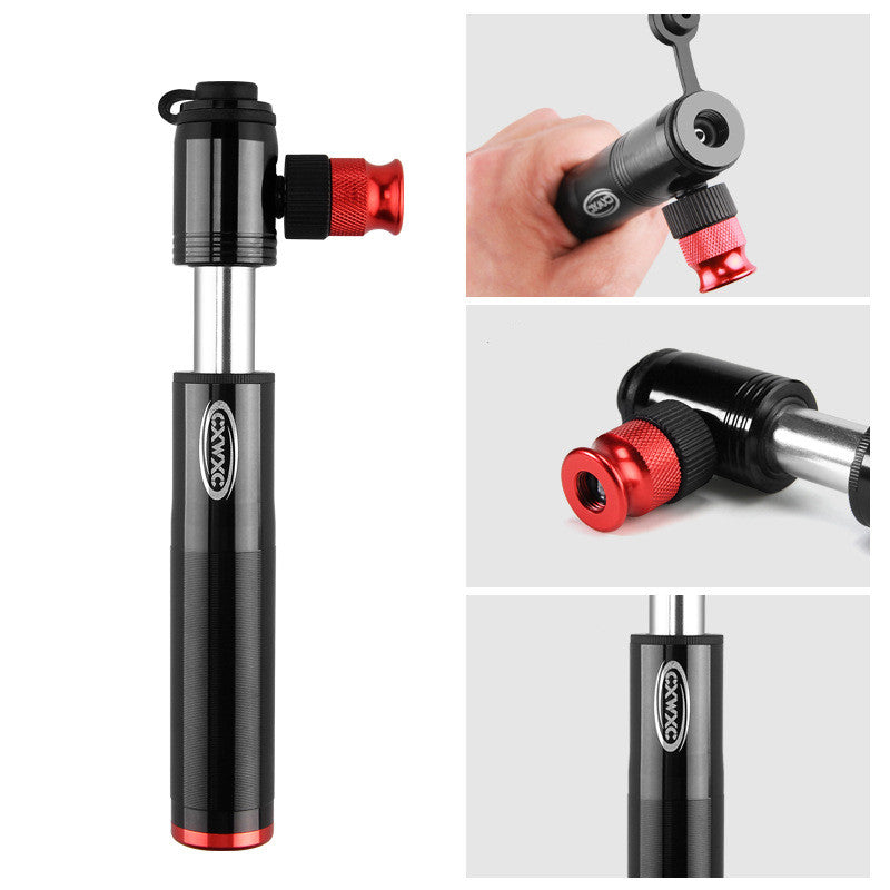 Portable Hand Push Mini Bicycle Pump – Blue Force Sports