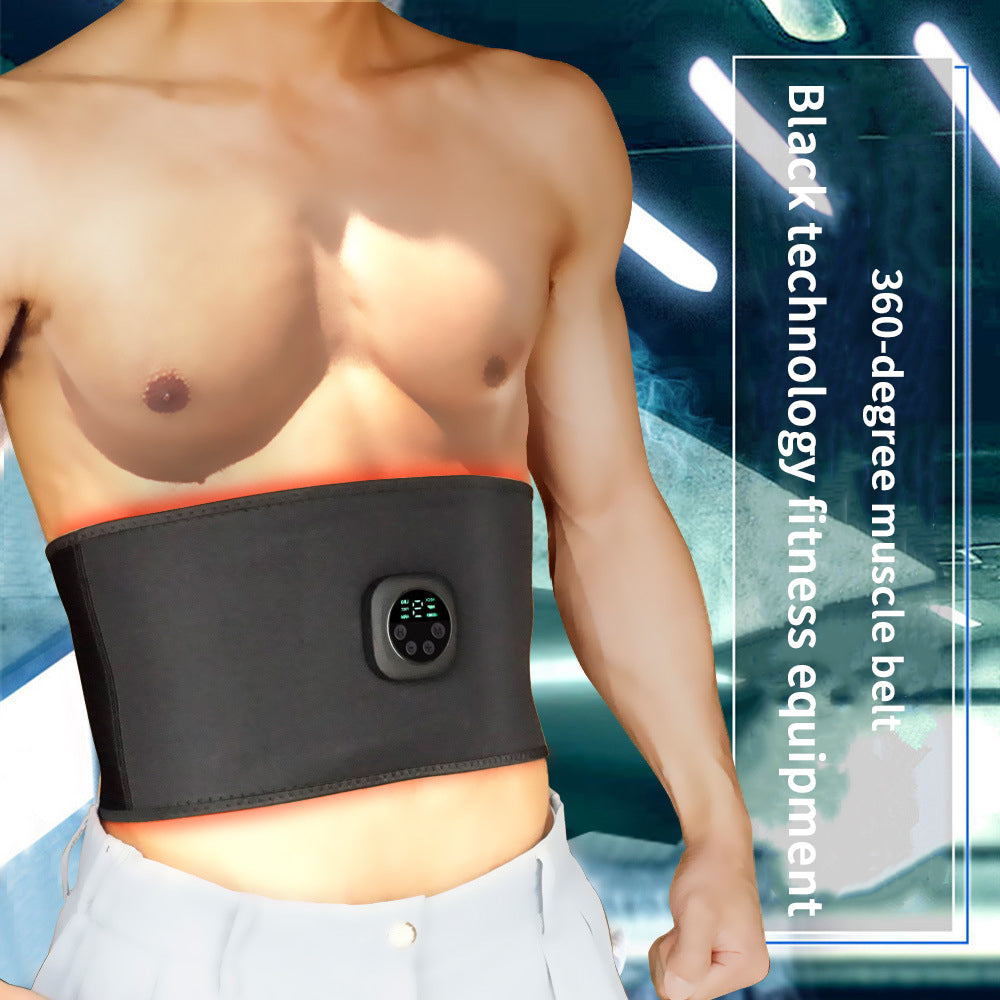 Smart Digital Display Fitness EMS Belt Abdominal Instrument Boxed Abdo ...