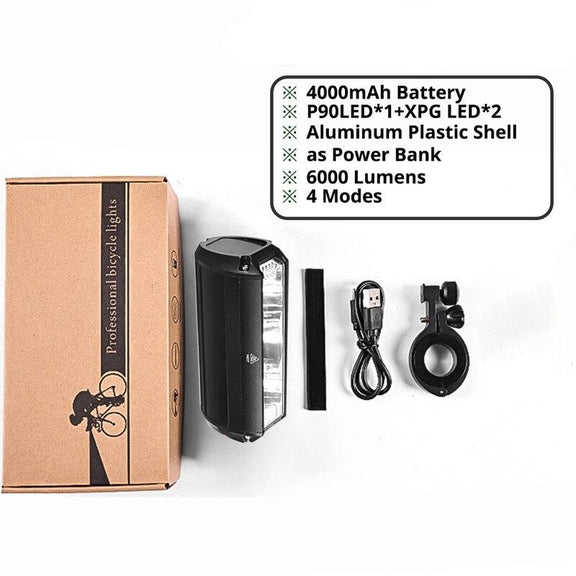 Ultra-Bright 10000LM LED Bike Light – Blue Force Sports