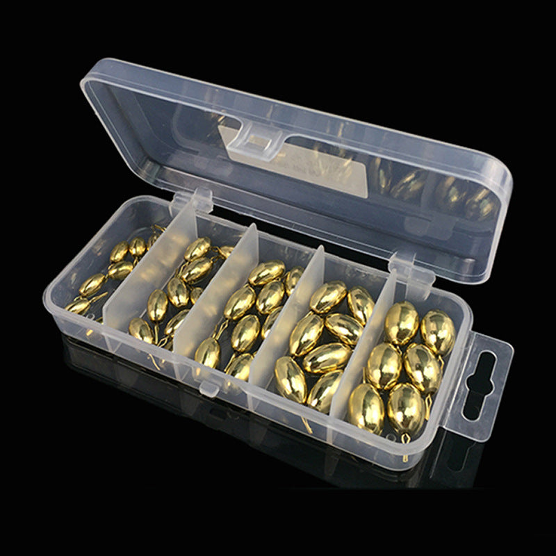 Inverted Fishing Copper Sinker Set Lead Sinker Copper Sinker – Blue ...