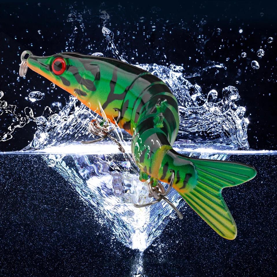 100mm Multi-Jointed Fishing Lures – Blue Force Sports