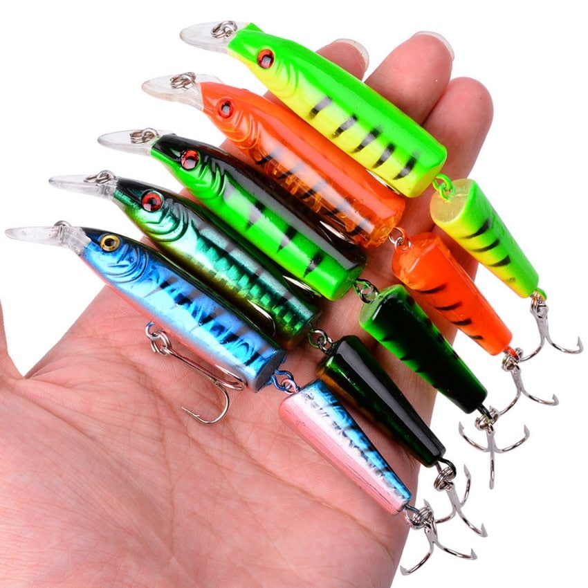 Two-Section Jointed Fishing Lure – Blue Force Sports